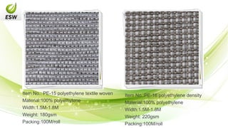 Pe woven fabric - eswoven.com