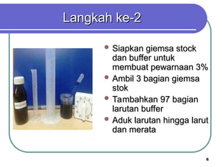Pewranaan Sediaan Darah Malaria pada fktp | PPT