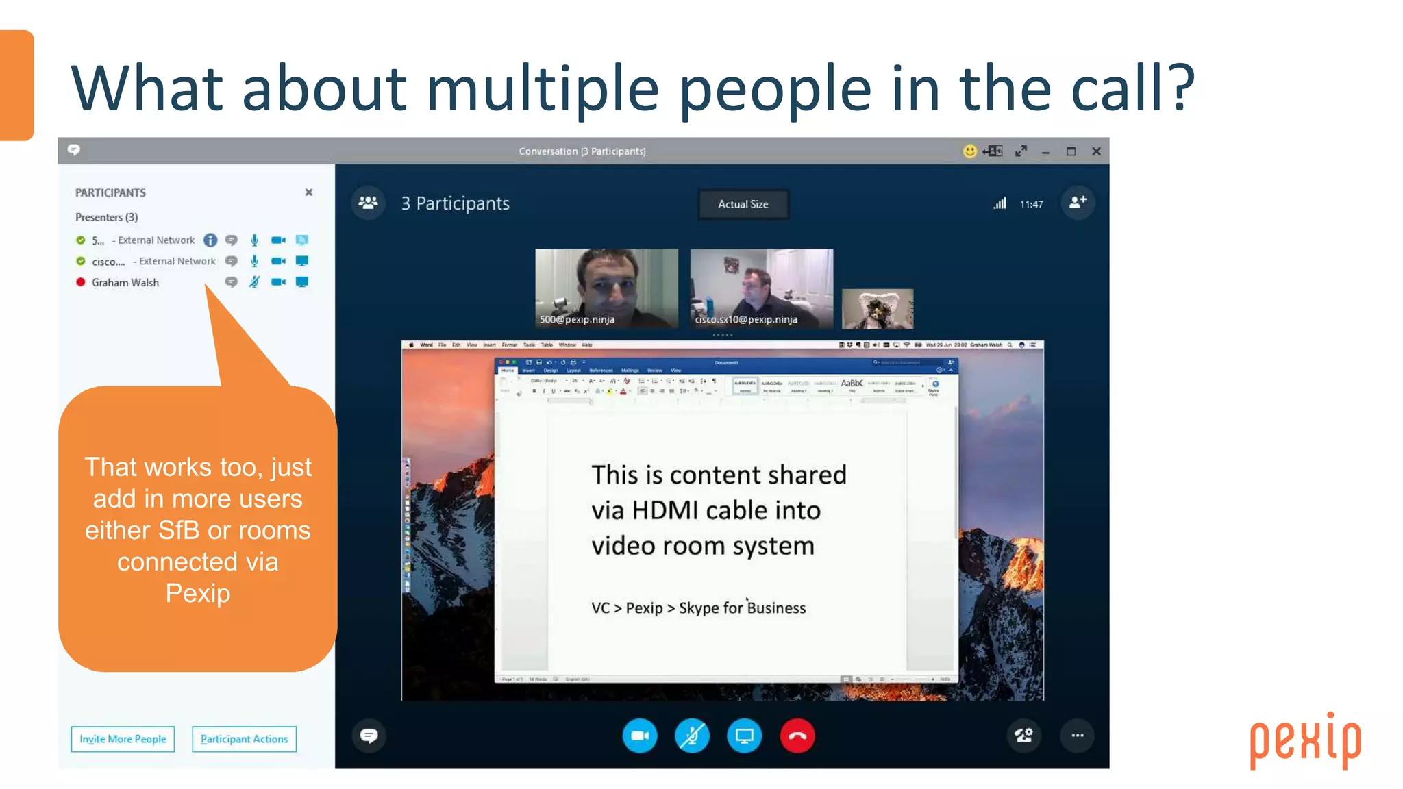 Pexip and Microsoft Interoperability | PPTX | Web Conferencing ...
