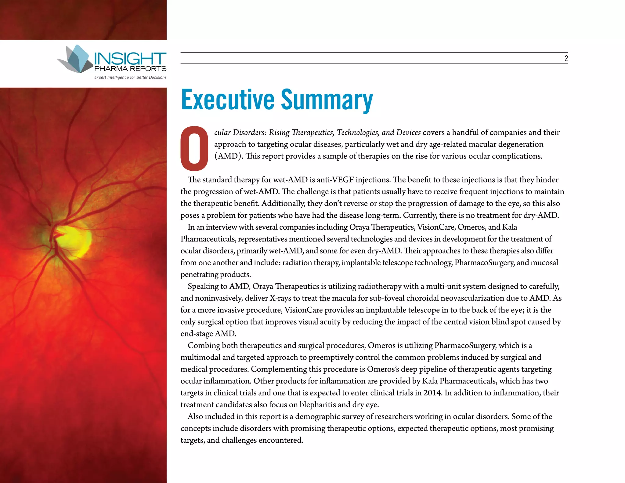 Ocular Disorders-Insight Pharma Reports | PDF