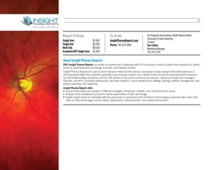 Ocular Disorders-Insight Pharma Reports | PDF