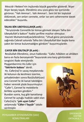 Peygamberimizin Komutanları | PPTX