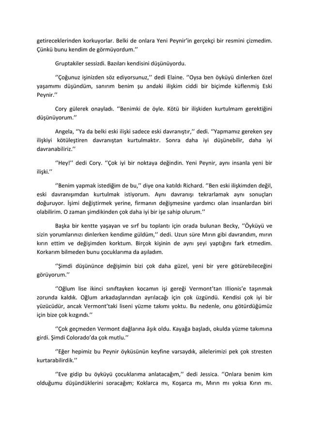 Peynirimi kim kapti | PDF