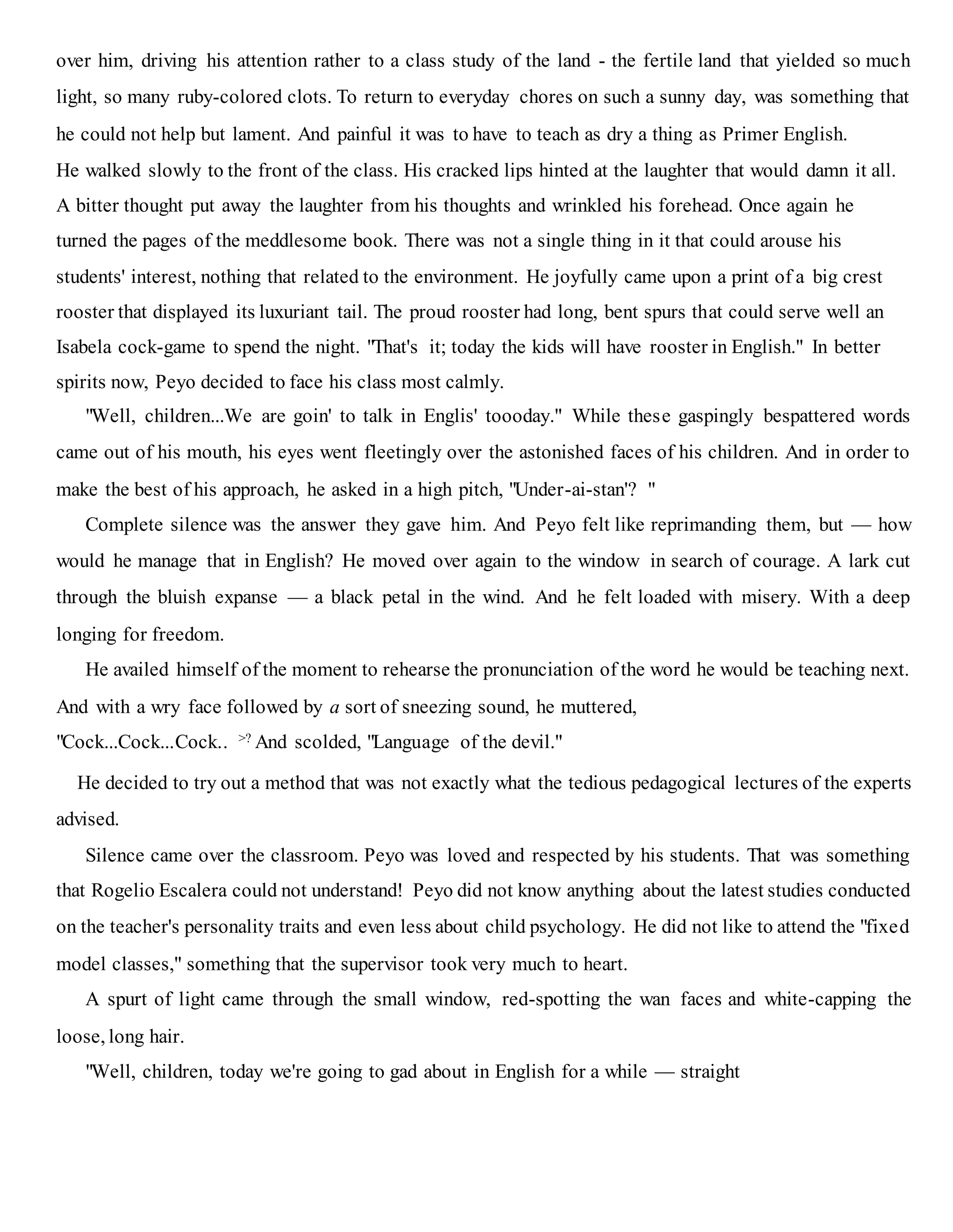 Peyo Merce English Teacher | DOCX