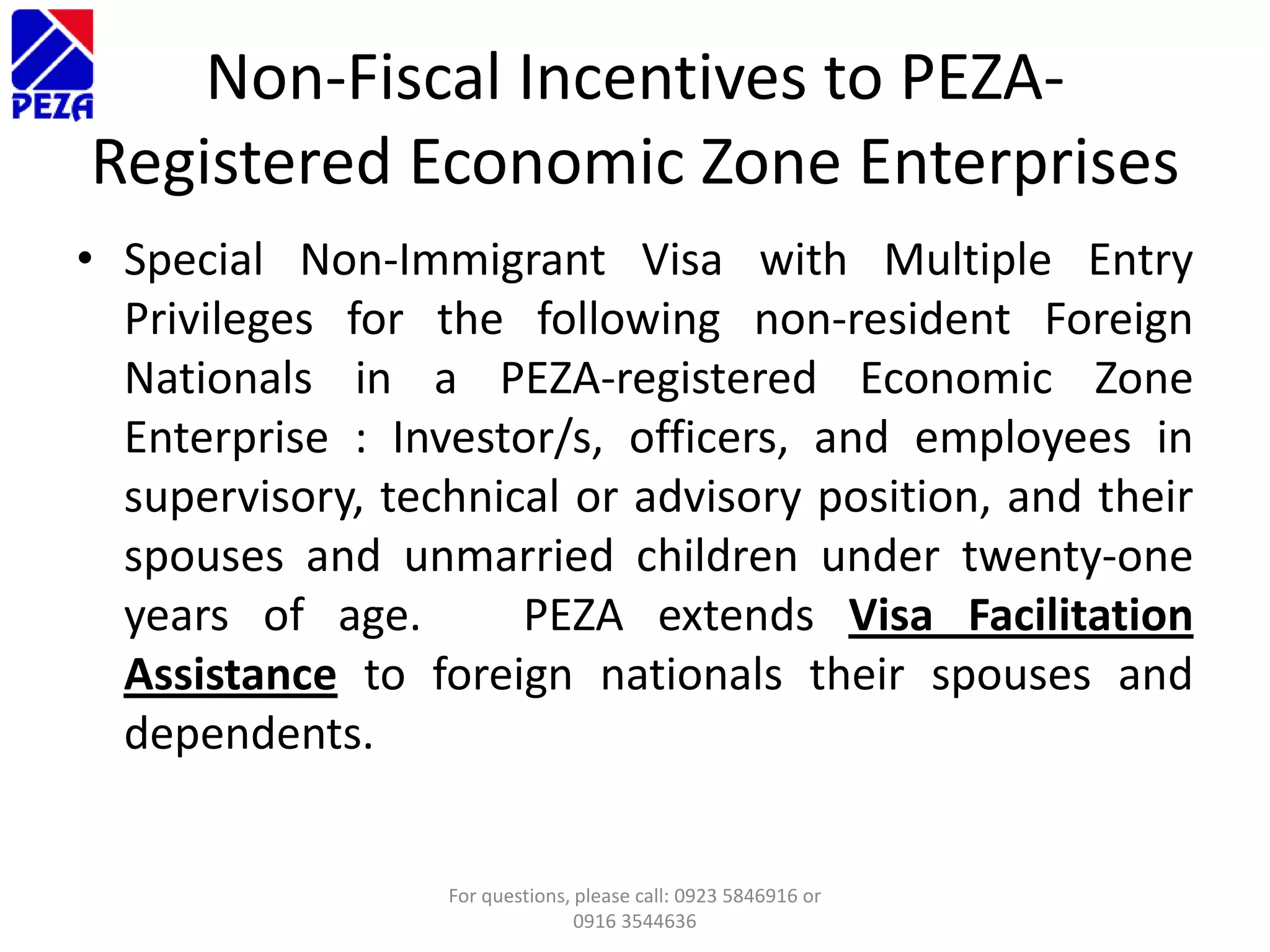 Peza overview v2 | PDF