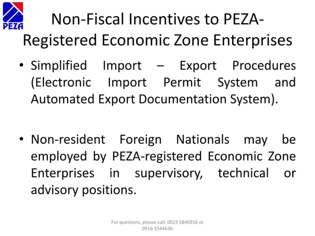 Peza overview v2 | PDF | Business Accounting & Finance | Business