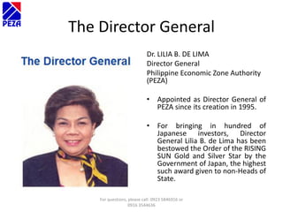 Peza overview v2 | PDF