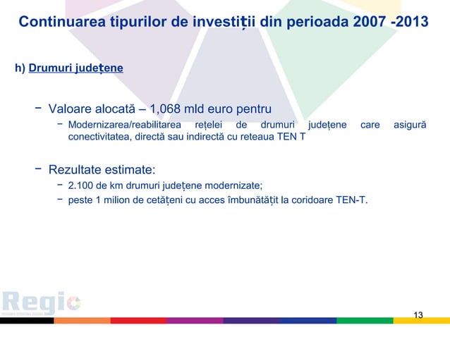 Programul Operațional Regional 2014-2020 | PPT