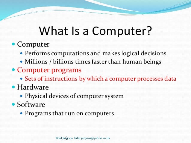 Programming fundamentals ch 1