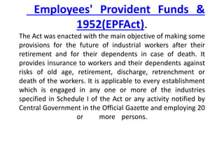 Provident Fund Act | PPTX