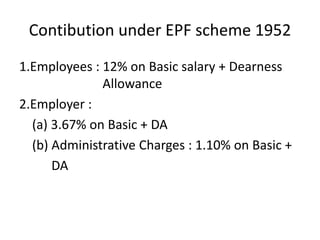 Provident Fund Act | PPTX