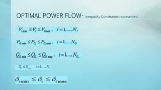 power flow and optimal power flow | PPTX