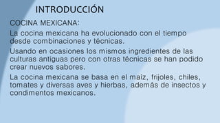Recetario de cocina mexicana | PPTX