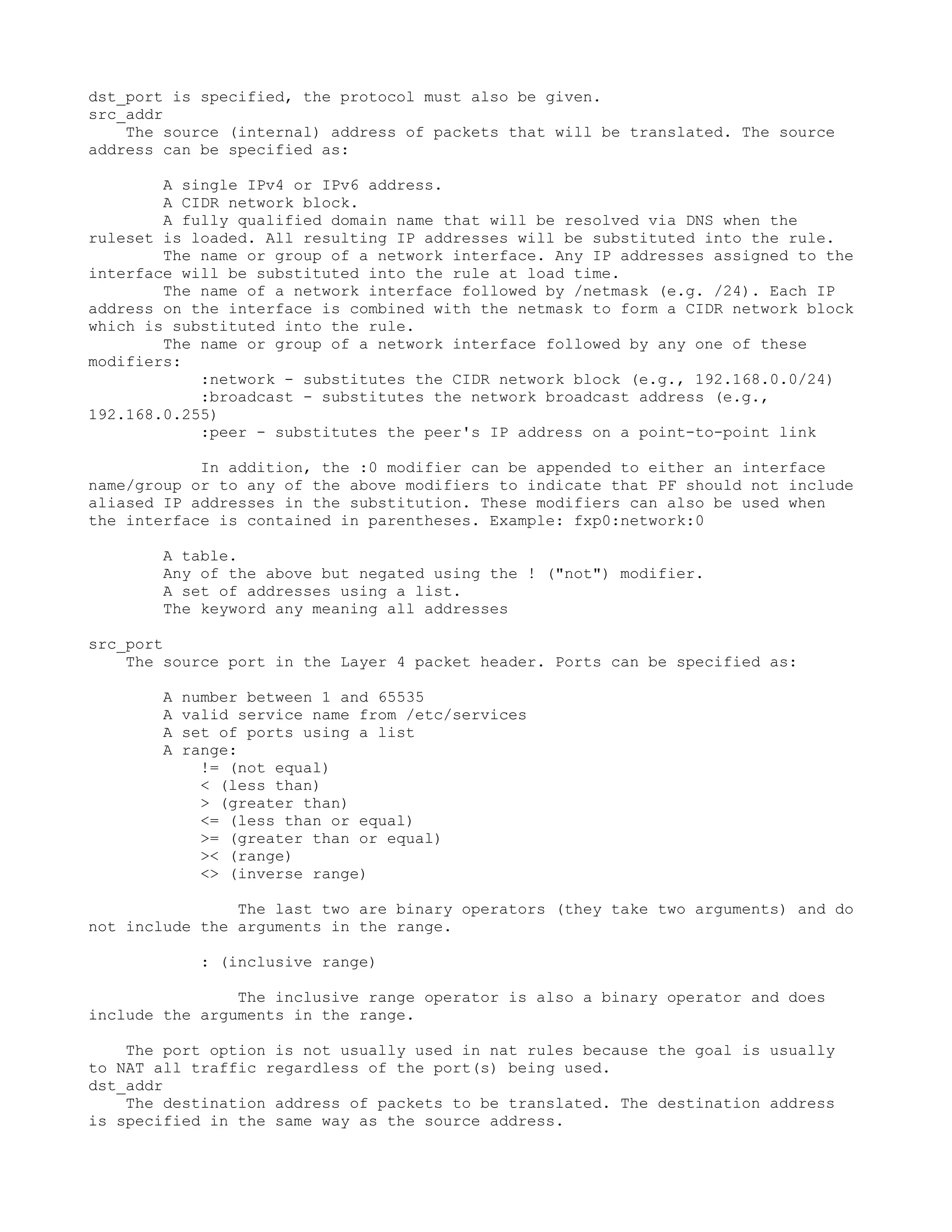 Pf firewall | TXT