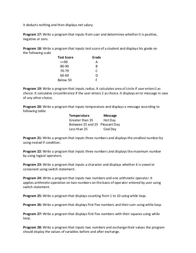 Programming Fundamental Handouts