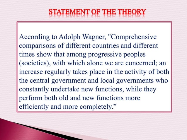 PF-Wagner's Theory of Public Expenditure.pptx | Political Issues ...