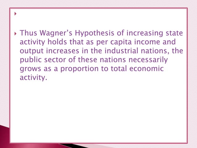 PF-Wagner's Theory of Public Expenditure.pptx | Political Issues ...