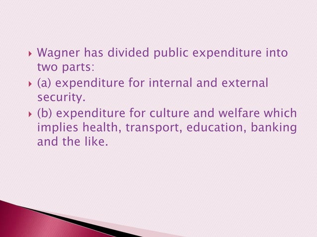 PF-Wagner's Theory of Public Expenditure.pptx | Political Issues ...