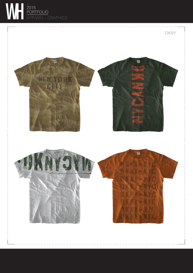 Wes henstock Portfolio Mens wear graphics | PDF