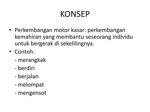 Motor Halus & Kasar serta Perkembangan Kanak-kanak | PPTX