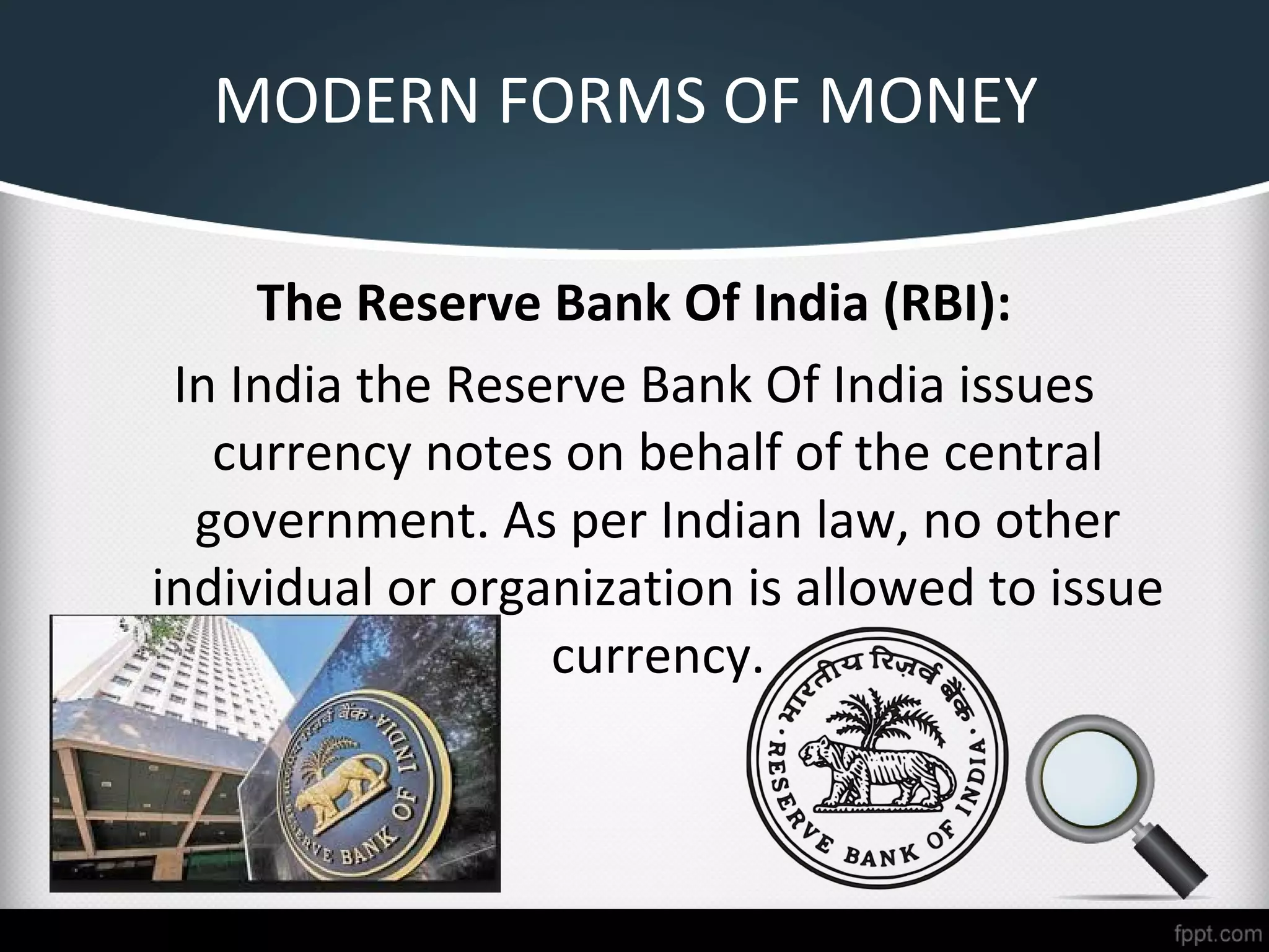 Money and credit project for class 10th | PPT