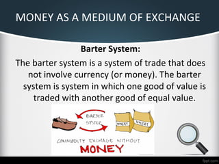 Money and credit project for class 10th | PPT