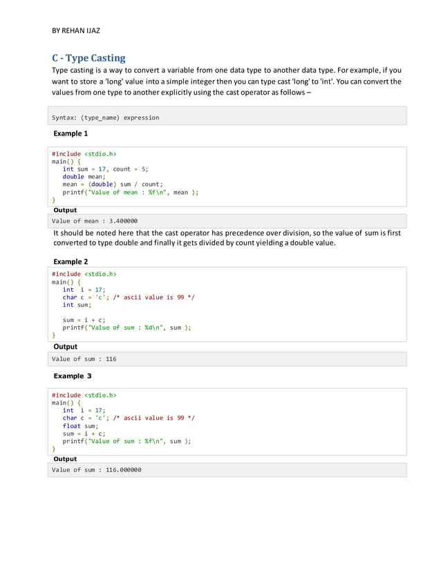 Programming Fundamentals lecture 7 | PDF