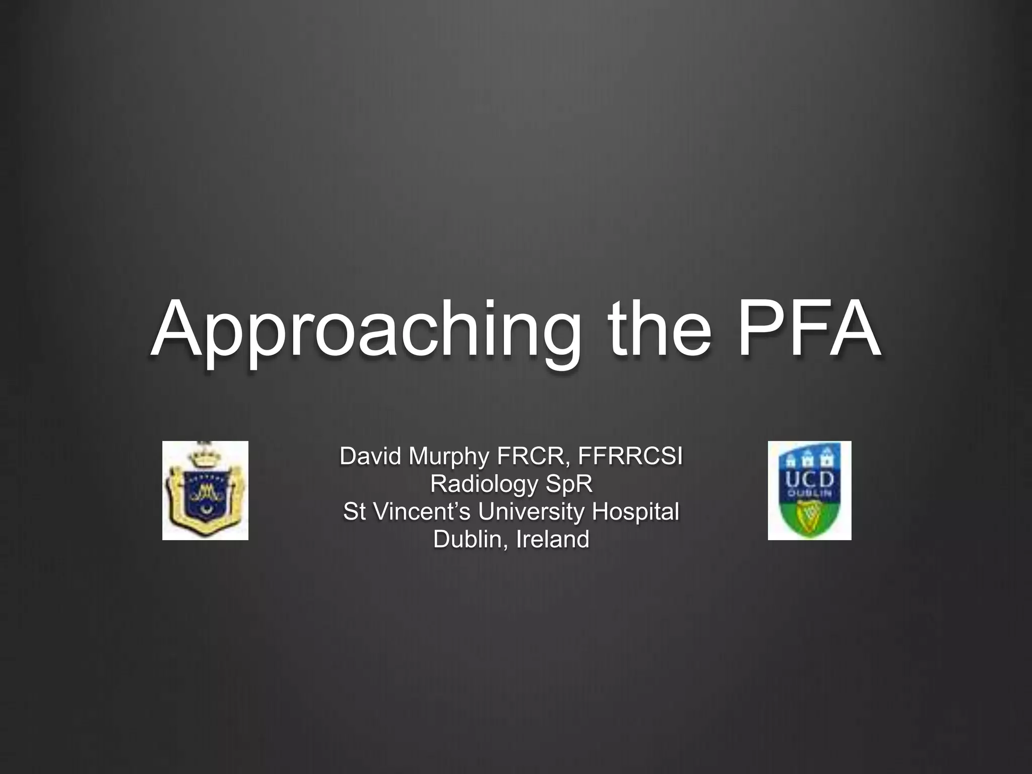 Approach to PFA Interpretation | PPTX