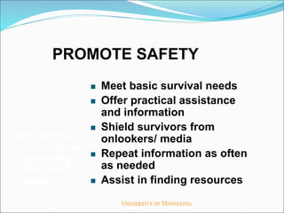 Psychological First Aid | PPT