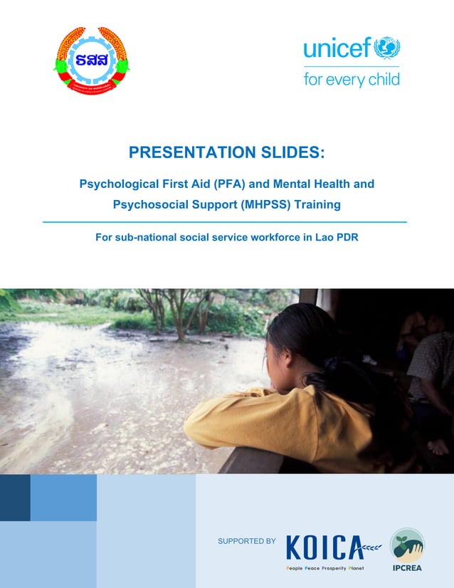 PFA and MHPSS, SELF CARE PPT book_Eng.pdf | Infectious Diseases | Diseases and Conditions