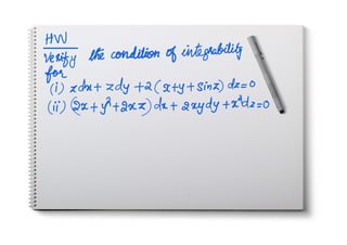 Pfaffian differential equations-verify integrability problems | PPT