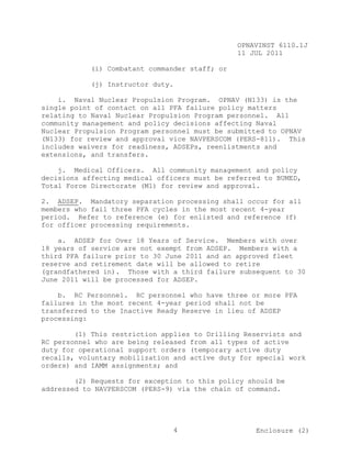 NAVY PRT Instructions 6110.1 j | PDF