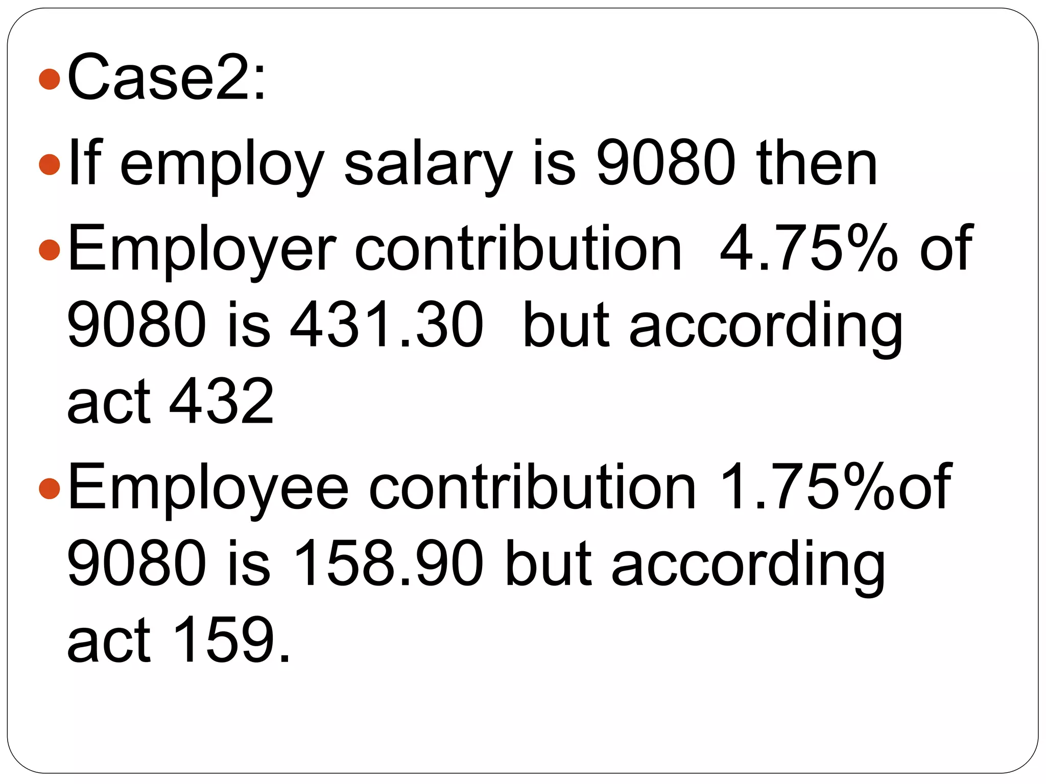 Pf and esi calculations | PPTX