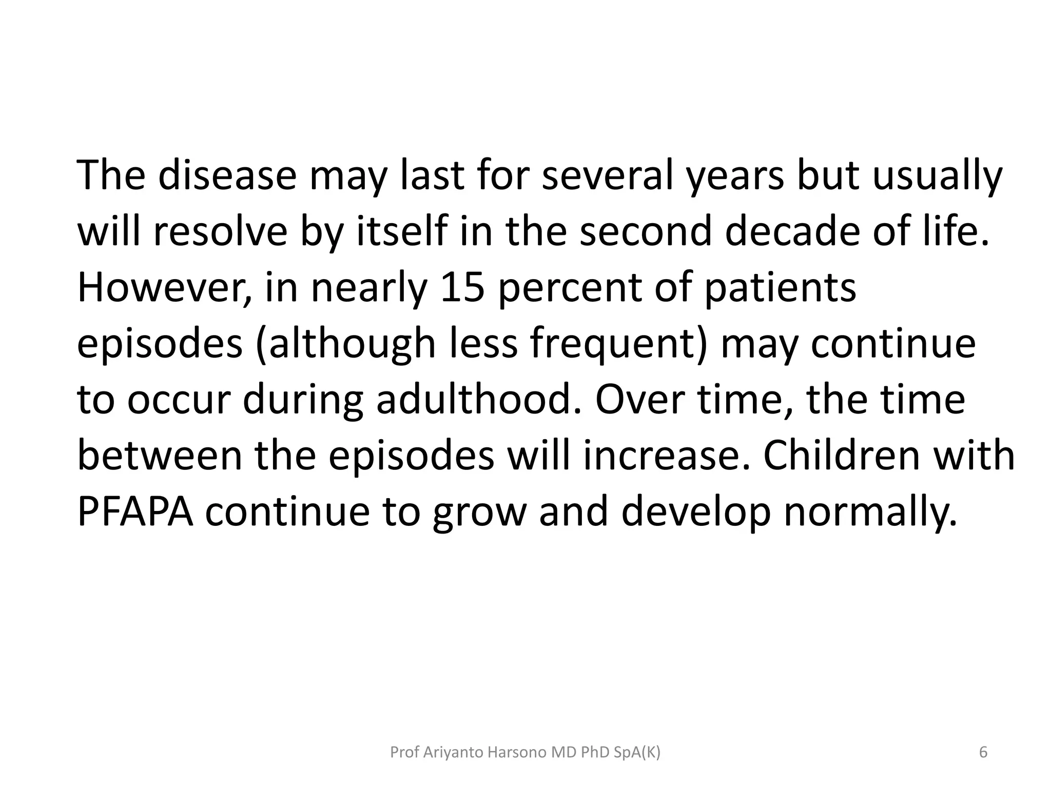 PFAPA syndrome and its related diseases | PPTX