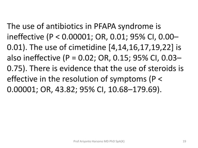 PFAPA syndrome and its related diseases | PPTX | Ear, Nose and Throat ...
