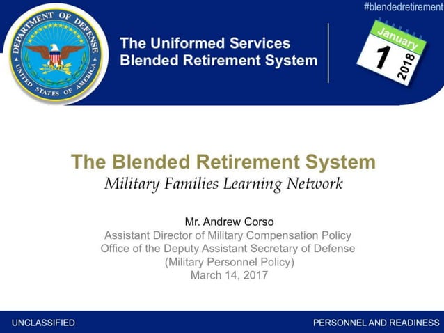 Military Blended Retirement System | PPTX