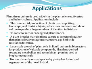 Tissue culture | PPTX