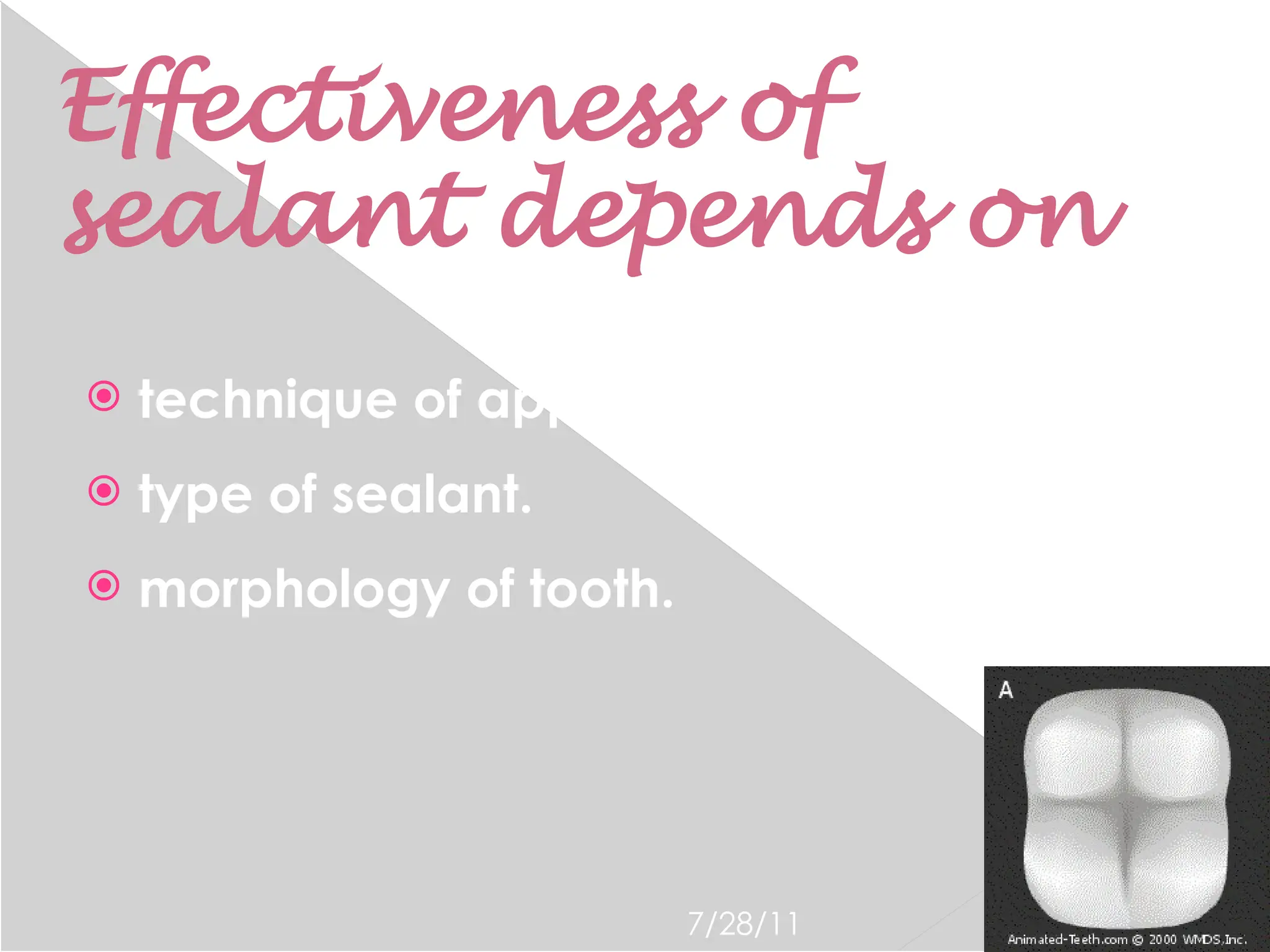 teeth presentation on power point format | PPT