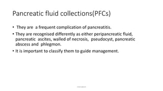 pancreatic fluid collections(PFCs) | PDF
