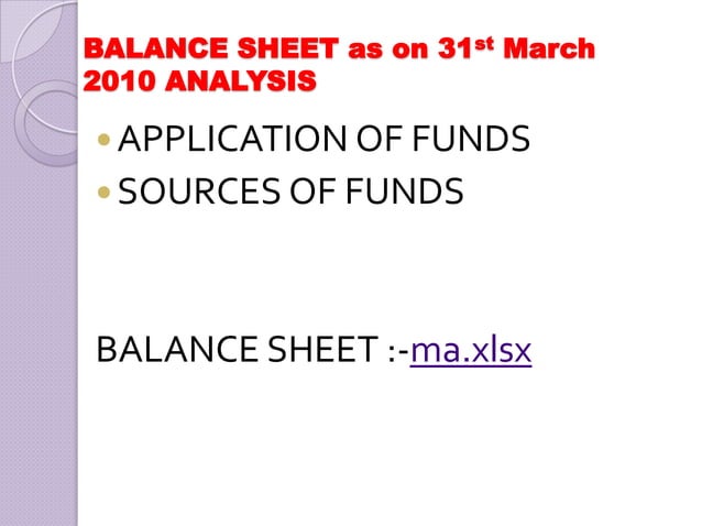 PFC Balance Sheet Analysis | PPTX | Stocks and Bonds | Personal Investing