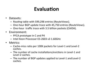 PFCA: a Programmable FIB Caching Architecture | PDF