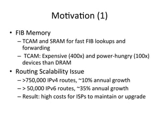 PFCA: a Programmable FIB Caching Architecture | PPT