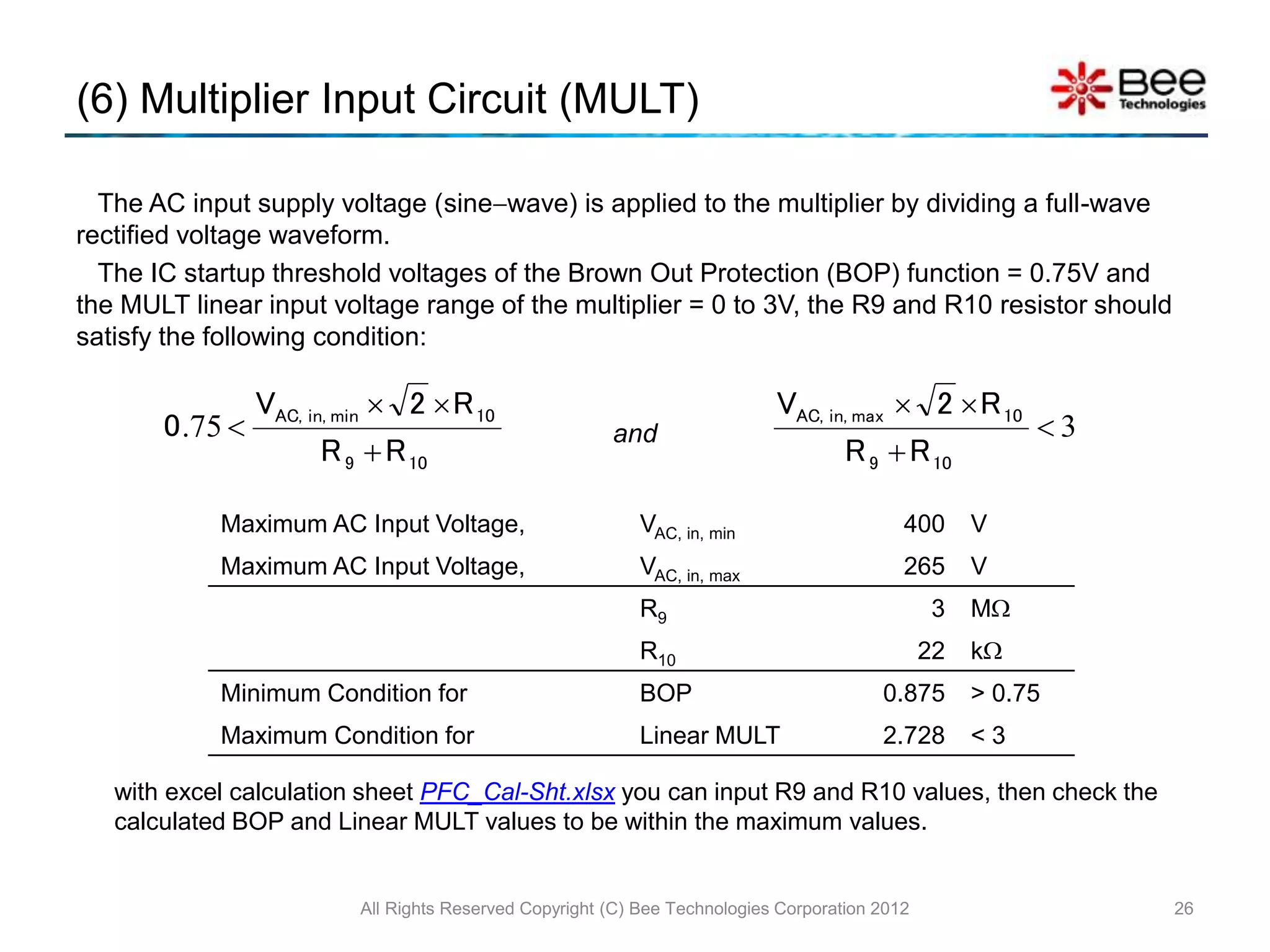 Critical Conduction Mode (CRM) PFC Circuit | PPTX
