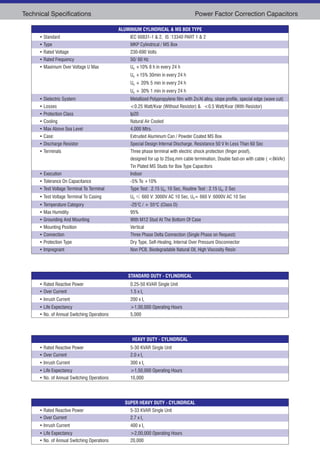 PFC Capacitors & Reactor brochure 3.2 mb | PDF | Home Appliances | Home ...
