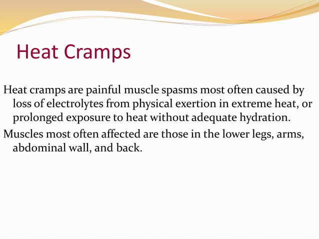 Army Heat Injuries | PPTX