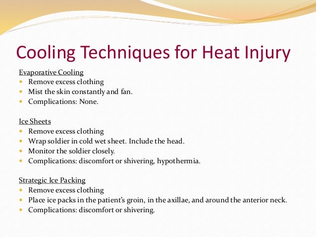 Army Heat Injuries