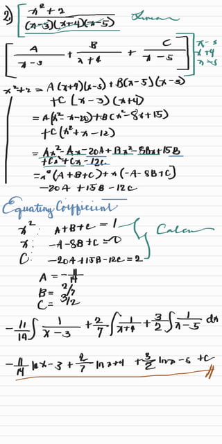 Partial Fraction Decomposition Integral Calculus | PDF | Physics | Science
