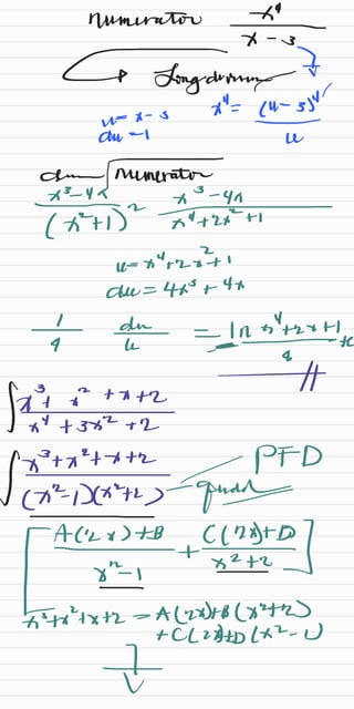 Partial Fraction Decomposition Integral Calculus | PDF | Physics | Science