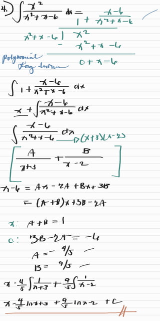 Partial Fraction Decomposition Integral Calculus | PDF
