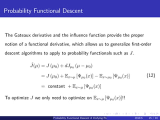 probability functional descent | PDF